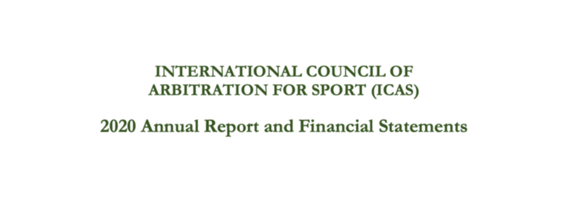 2020 ICAS Annual Report - Football Legal